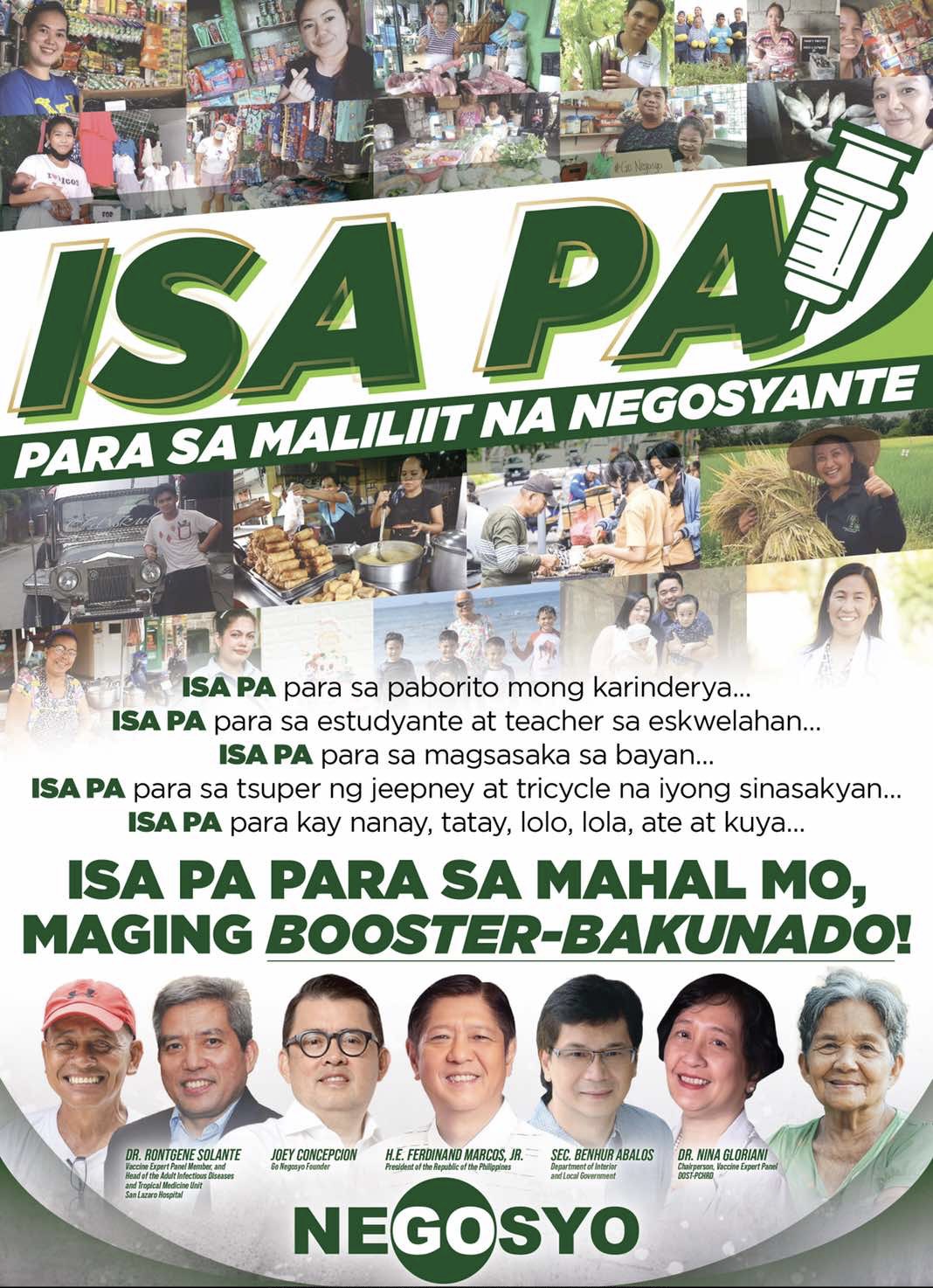 Go Negosyo Lauches “ISA PA” Campaign for Booster – Go Negosyo ...