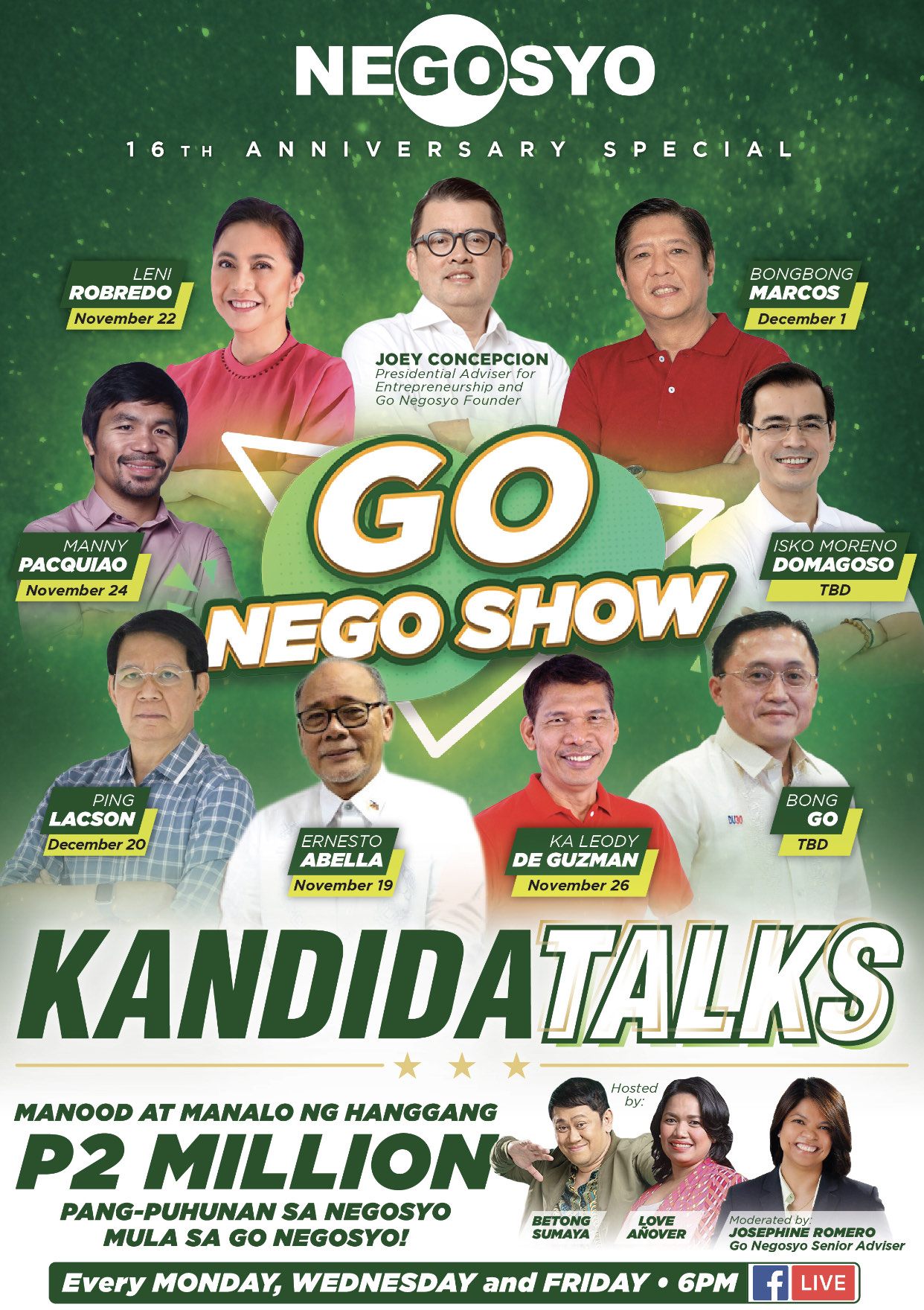 “Kandidatalks” To Ask National Candidates To Bare Their Plans For The ...